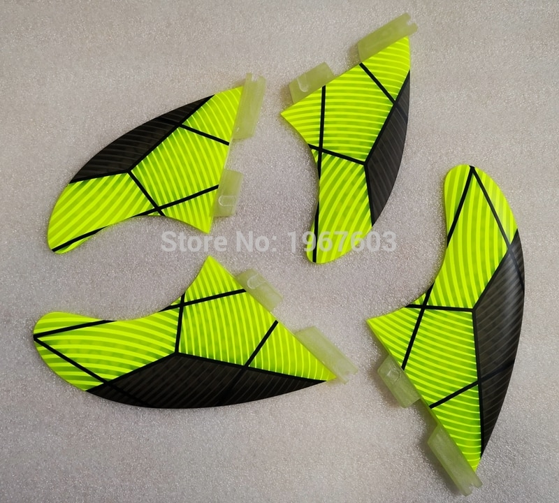 Epoxy Surf Fins FCS II Quad Set GX G5 G7 Surfboard... – Grandado