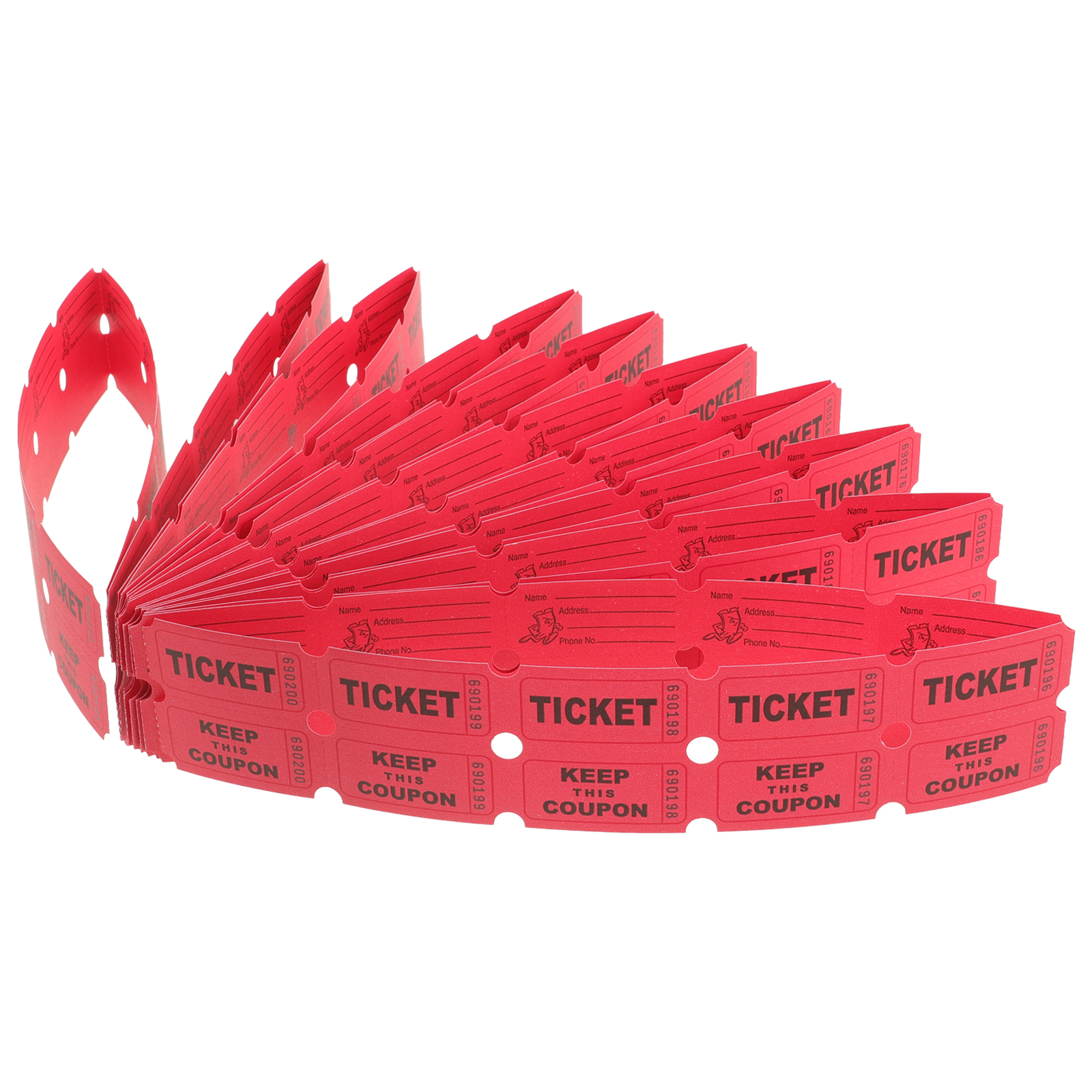 100pcs Paper Classroom Raffle Tickets Tickets Tick... – Grandado