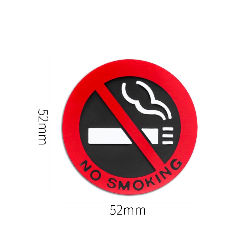 Truck, bus, car interior sticker reminder no smoki... – Grandado