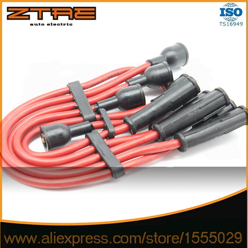 Spark Plug Wire Set ignition cables Fit For Peug*e... – Grandado