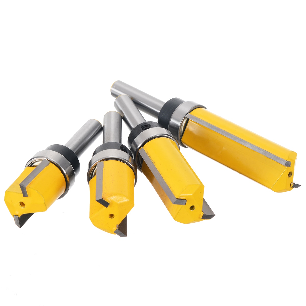 4Pcs/Set 8mm Length Flush Trim Pattern Router Bit ... – Vicedeal