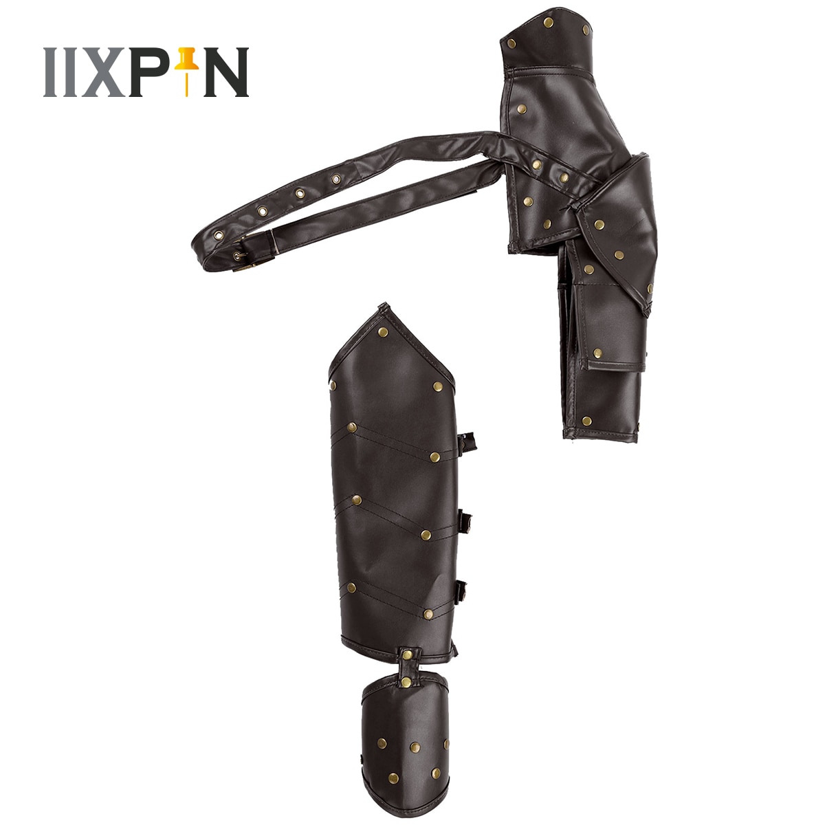 Halloween Cosplay Stage Steampunk PU Leather Shoul... – Grandado