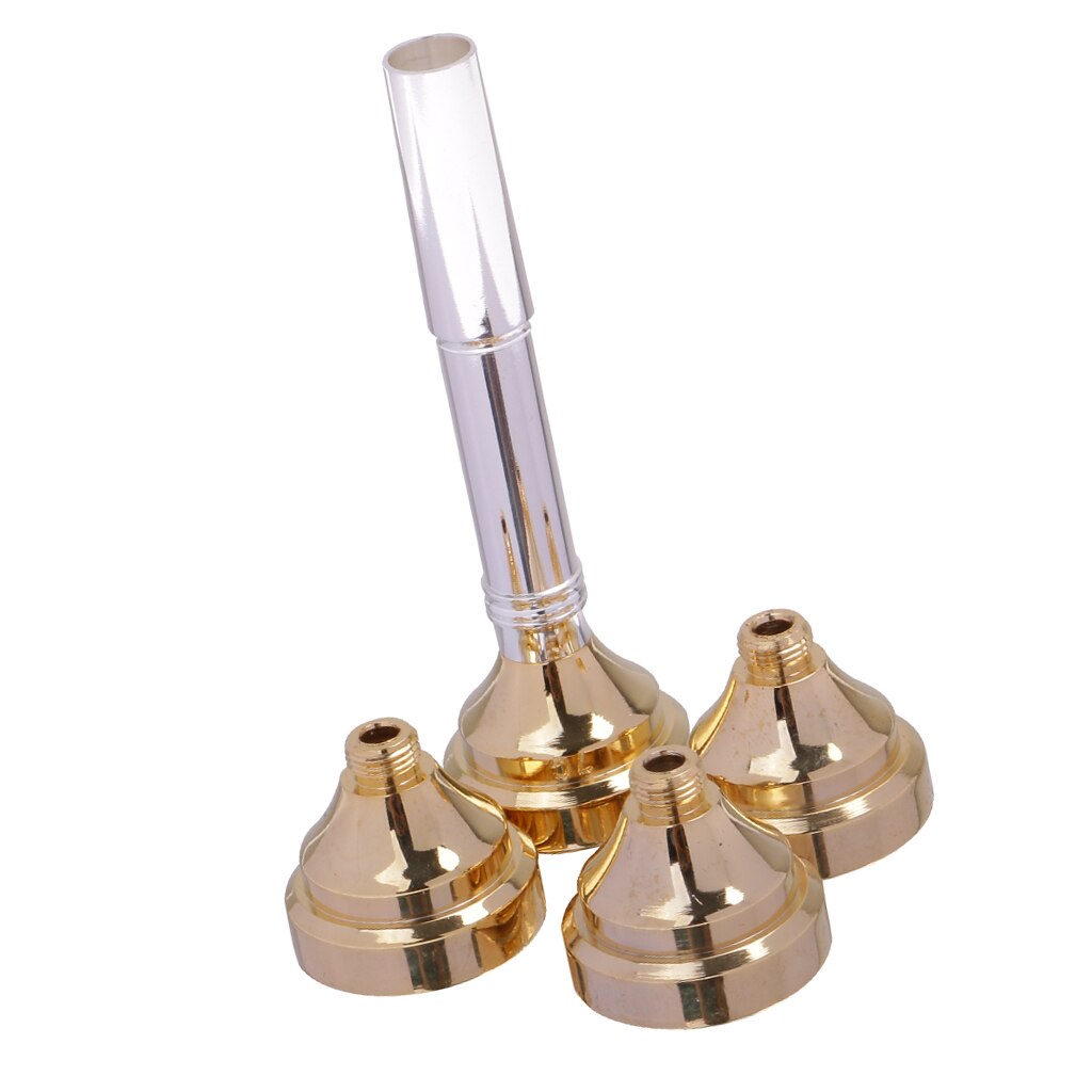 3C 5C 7C 1 1 / 2C Trumpet Mouthpiece Gold-plated S... – Grandado