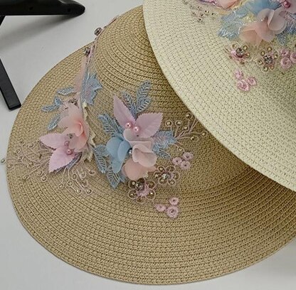 Drie-Dimensionale Bloem Etnische Geborduurde Stran... – Vicedeal