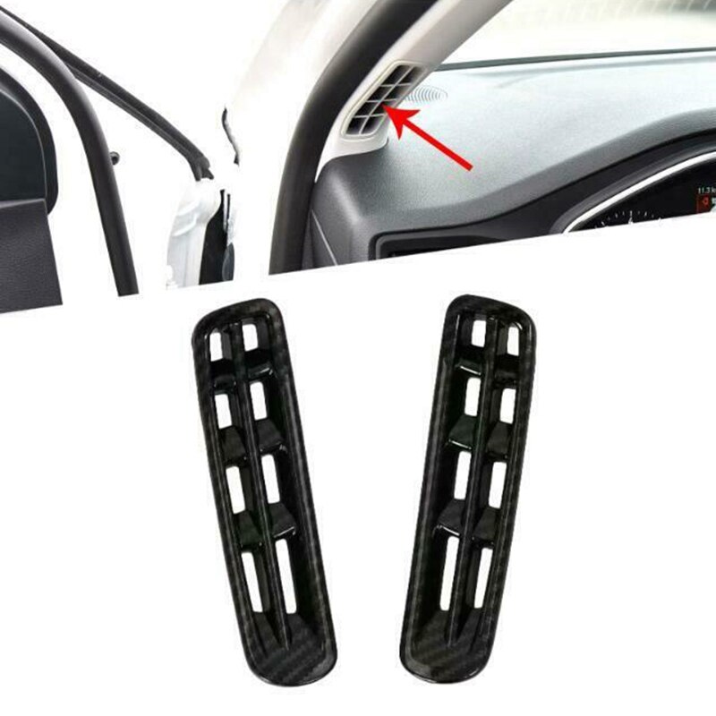 Car ABS Carbon Fiber Front Column Air Outlet Cover... – Grandado
