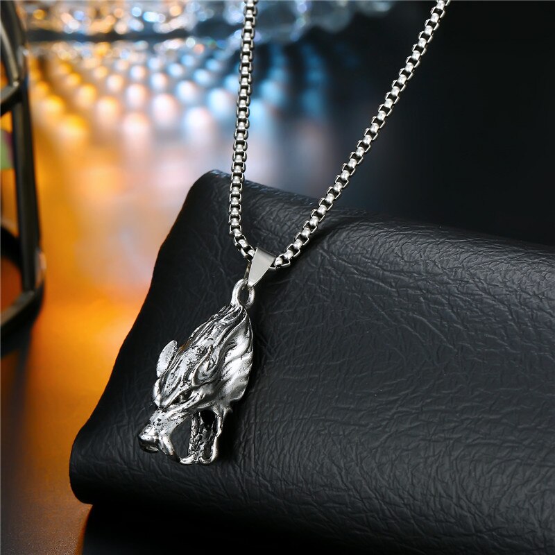 Personality Eagle Tiger Goat Lion Dragon Pendant N... – Grandado