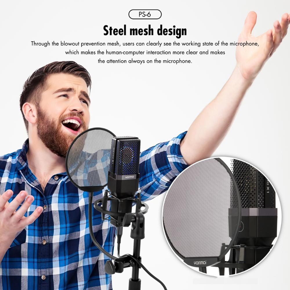 Vocal Performance Dual Screen Microphone Pop Filte... – Grandado