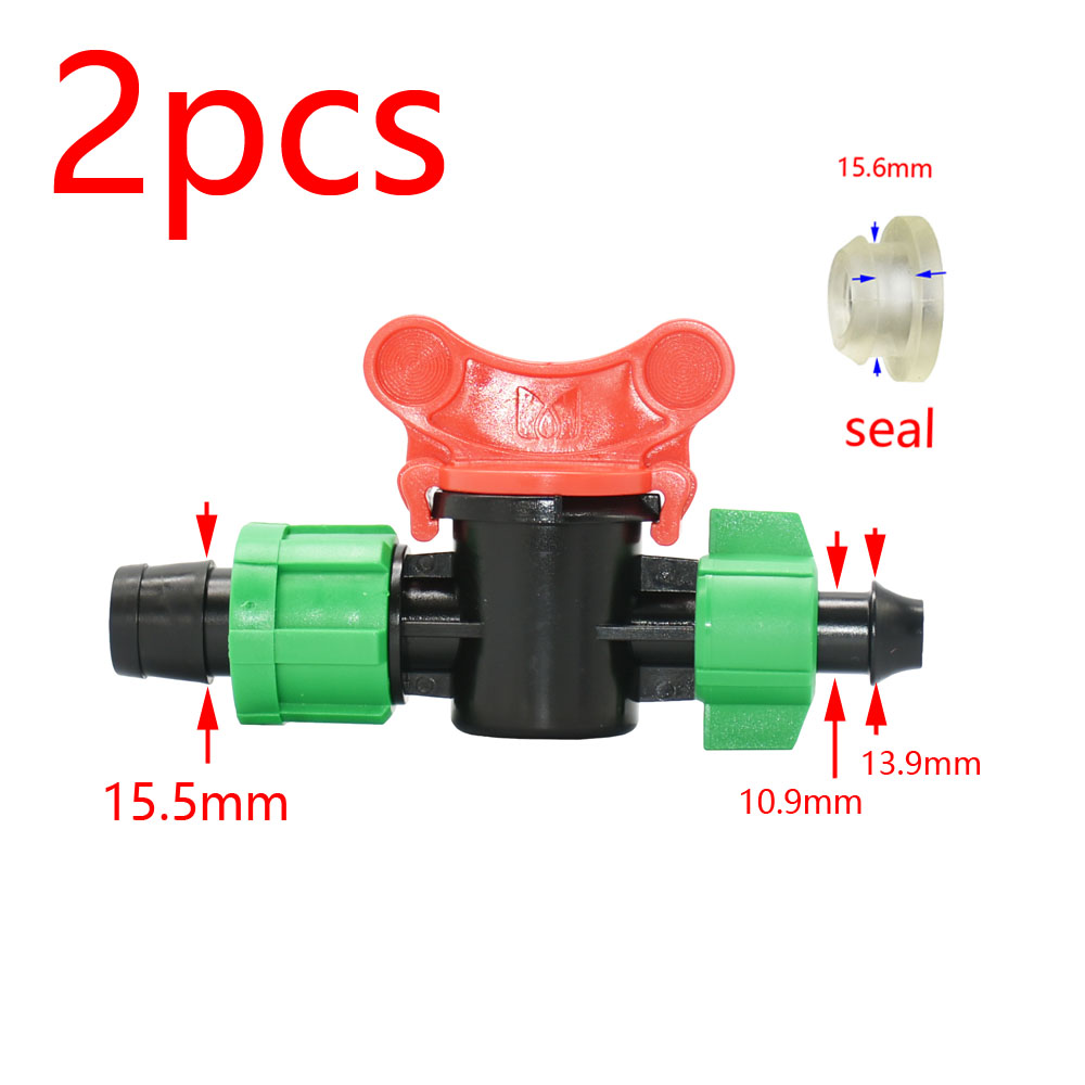 2pcs16mm Irrigation Drip Tape Connectors Farm Wate... – Grandado