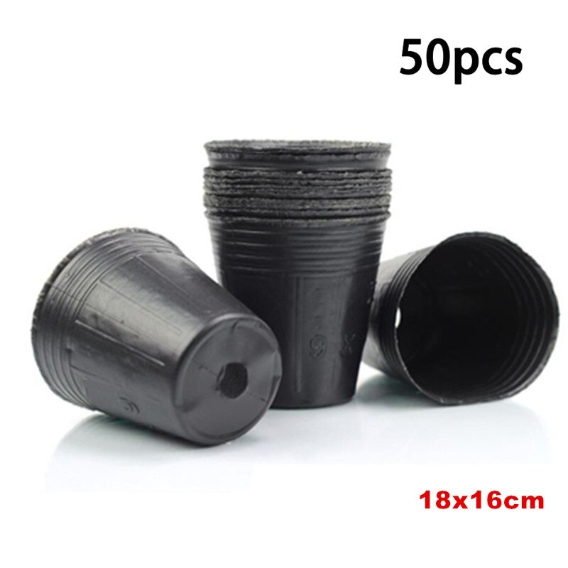 50 Stuks 9/12/15/18Cm Plastic Kwekerij Potten Plan... – Grandado