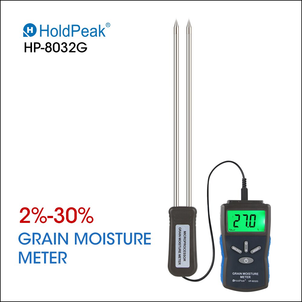 Holdpeak Graan Vochtmeter Digitale Draagbare Grain... – Vicedeal
