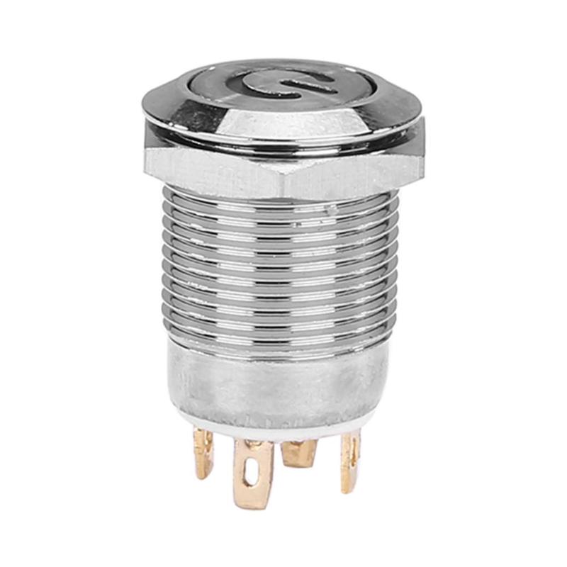 12mm Self-recovery LED 3V Metal Button Switch Inst... – Grandado