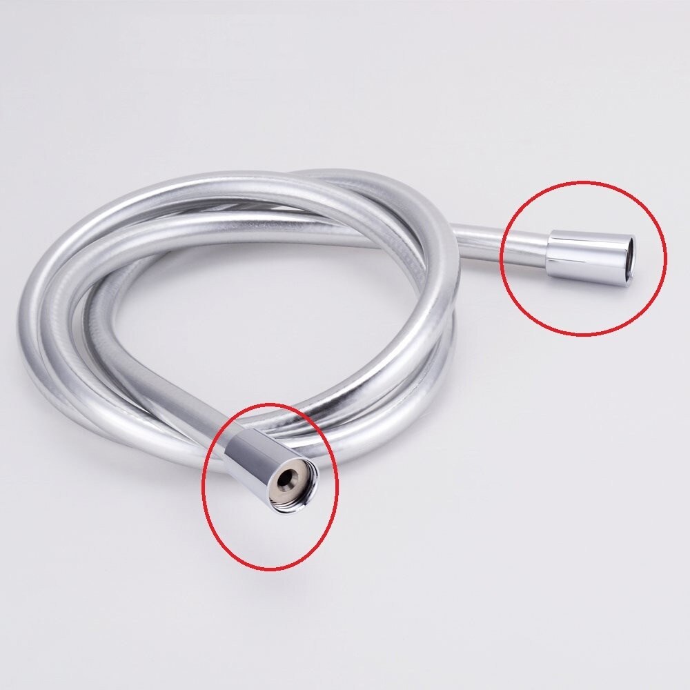 MTTUZK Silver/Black PVC Shower Hose Plumbing Hose ... – Grandado