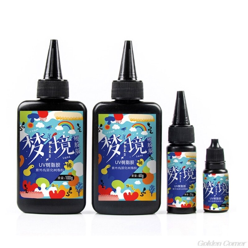 10/100/25/60g Ultraviolet Resin Hard Glue Curing C... – Grandado