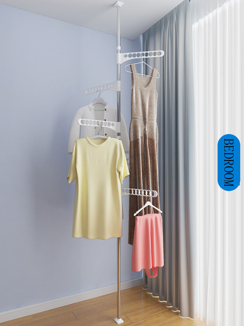 indoor vertical clothes hanger stand space savers ... – Grandado