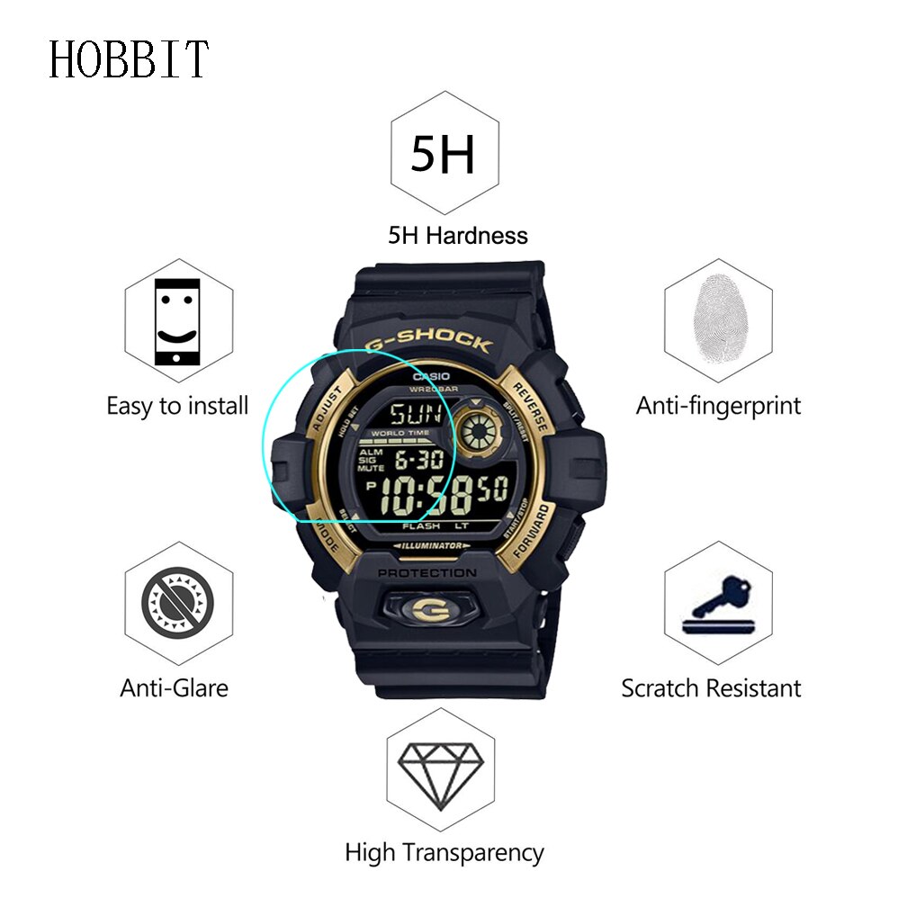 3Pcs 5H Anti-Scratch Protection Film For Casio G-S... – Grandado