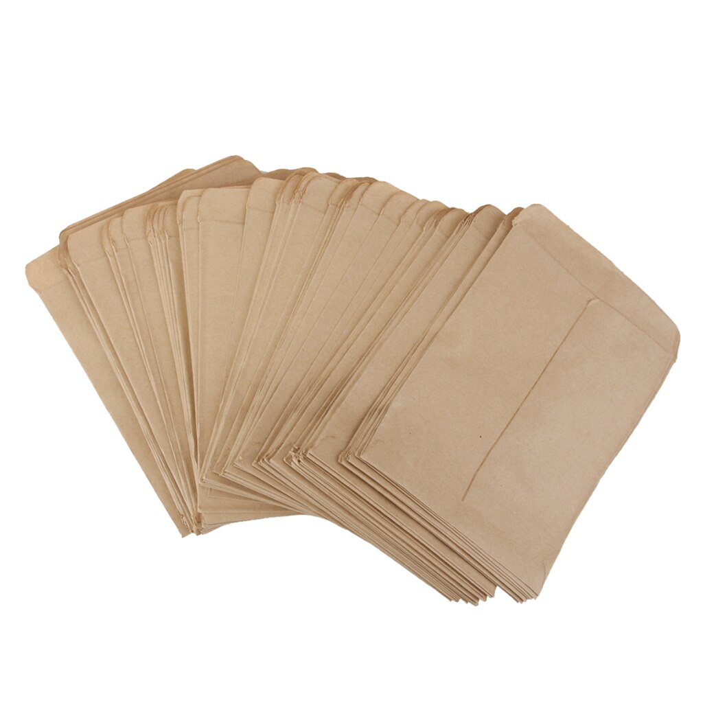 100x Sticky Kraft Paper Seed Bags For The Control ... – Vicedeal