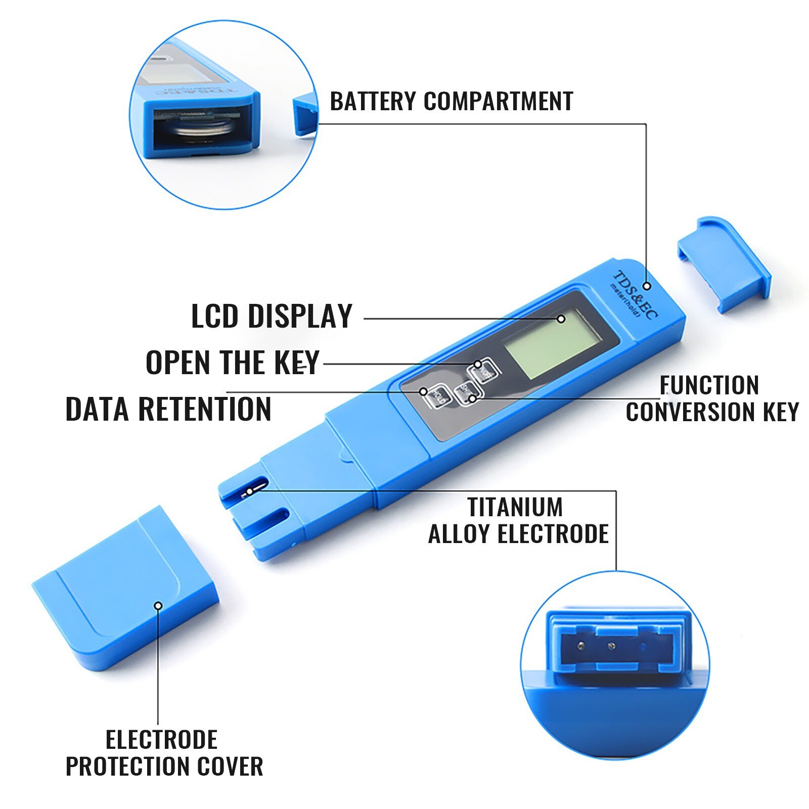Tds Digital Meter Tester Portable Pen High Accurat... – Vicedeal