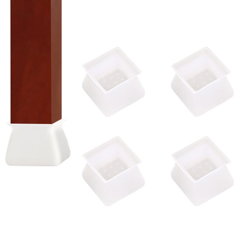 4pcs Silicone Square Furniture Foot Covers Non-sli... – Vicedeal