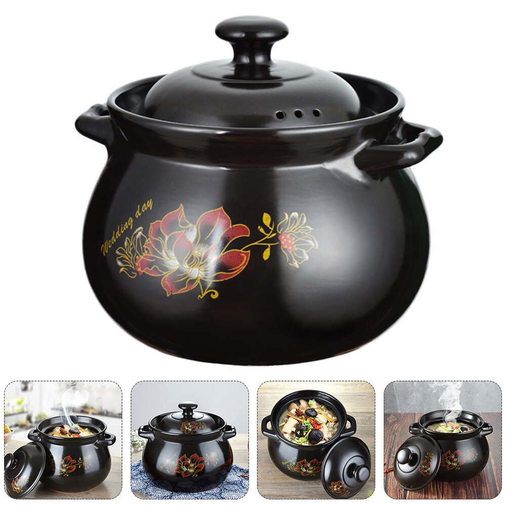 1pc Kitchen Ceramic Soup Cooking Pot Stove Healthy... – Grandado