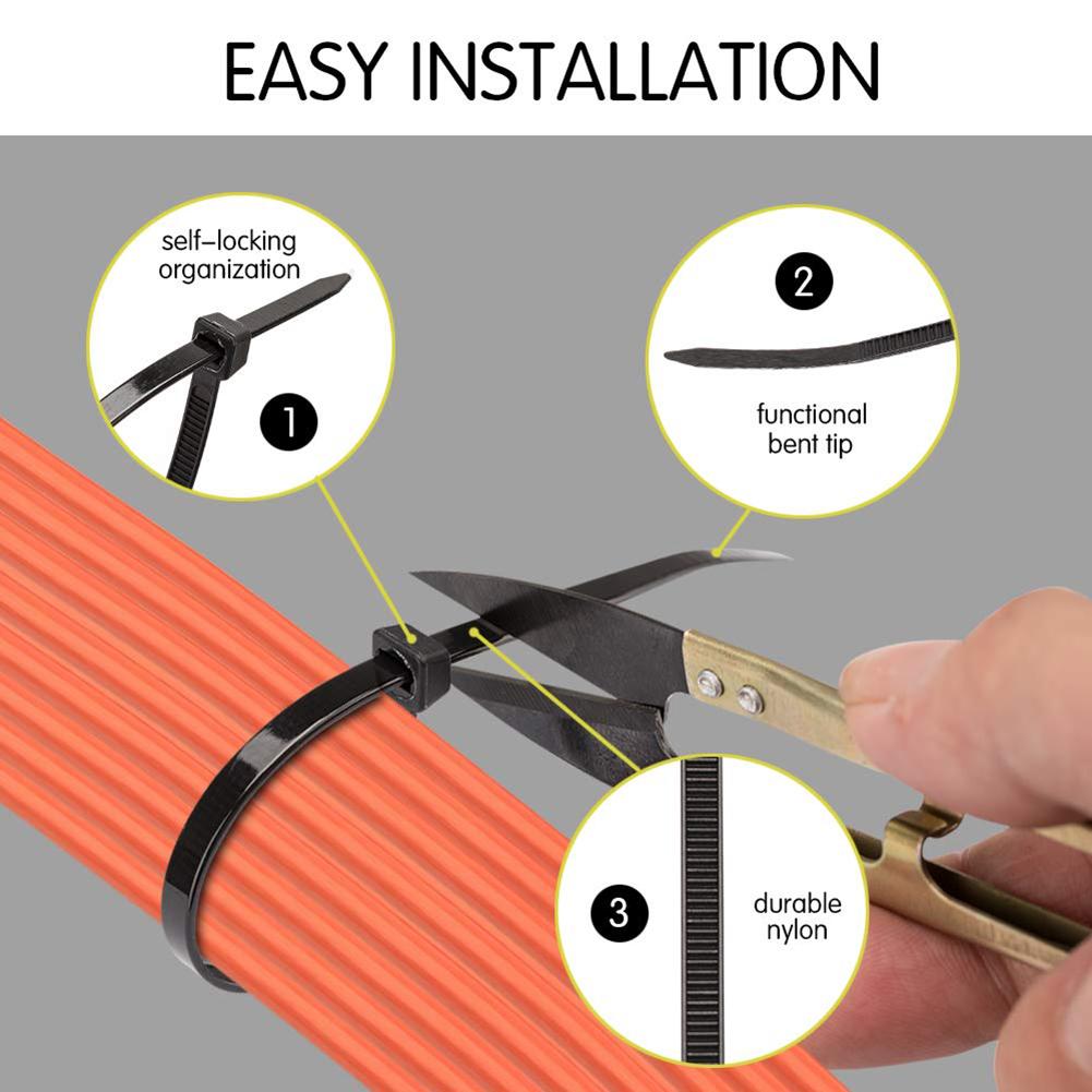 100PCS Cable Zip Ties Zware Premium Kabelbinders M... – Vicedeal