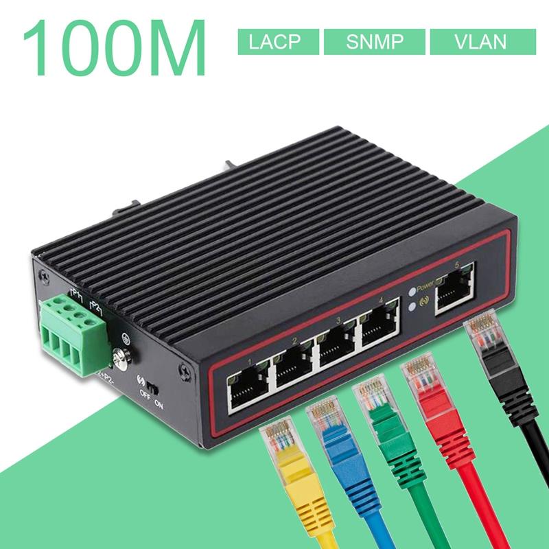 5-Port RJ45 10/100M Ethernet Desktop Switch Hubs N... – Vicedeal