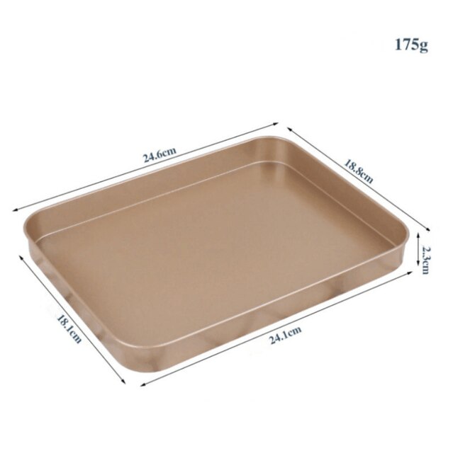 Rectangular Baking Tray 9 Sizes Nonstick Carbon St... – Grandado