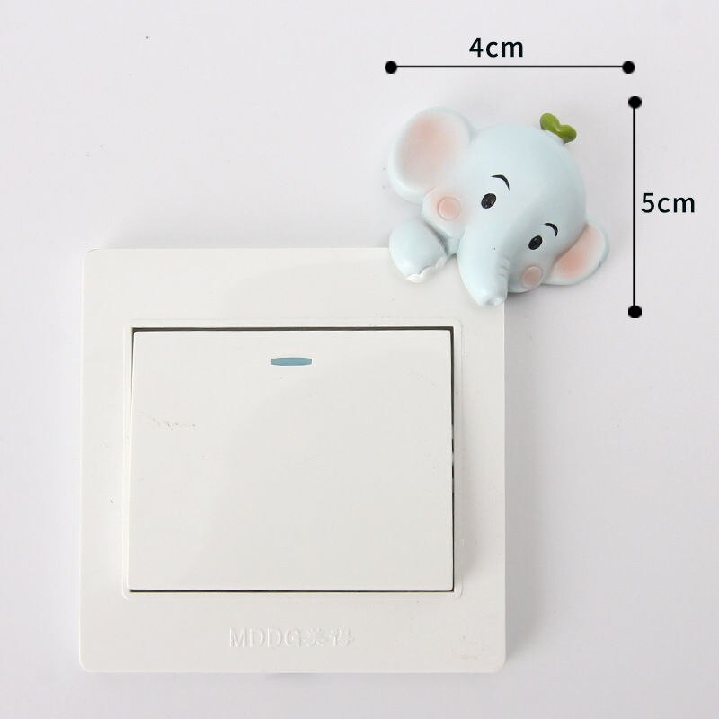 Hars 3D Schakelaar Stickers Leuke Cartoon Dieren C... – Vicedeal