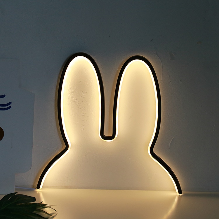 Led Bunny Neon Light Sign Wedding Party Home Decor... – Vicedeal