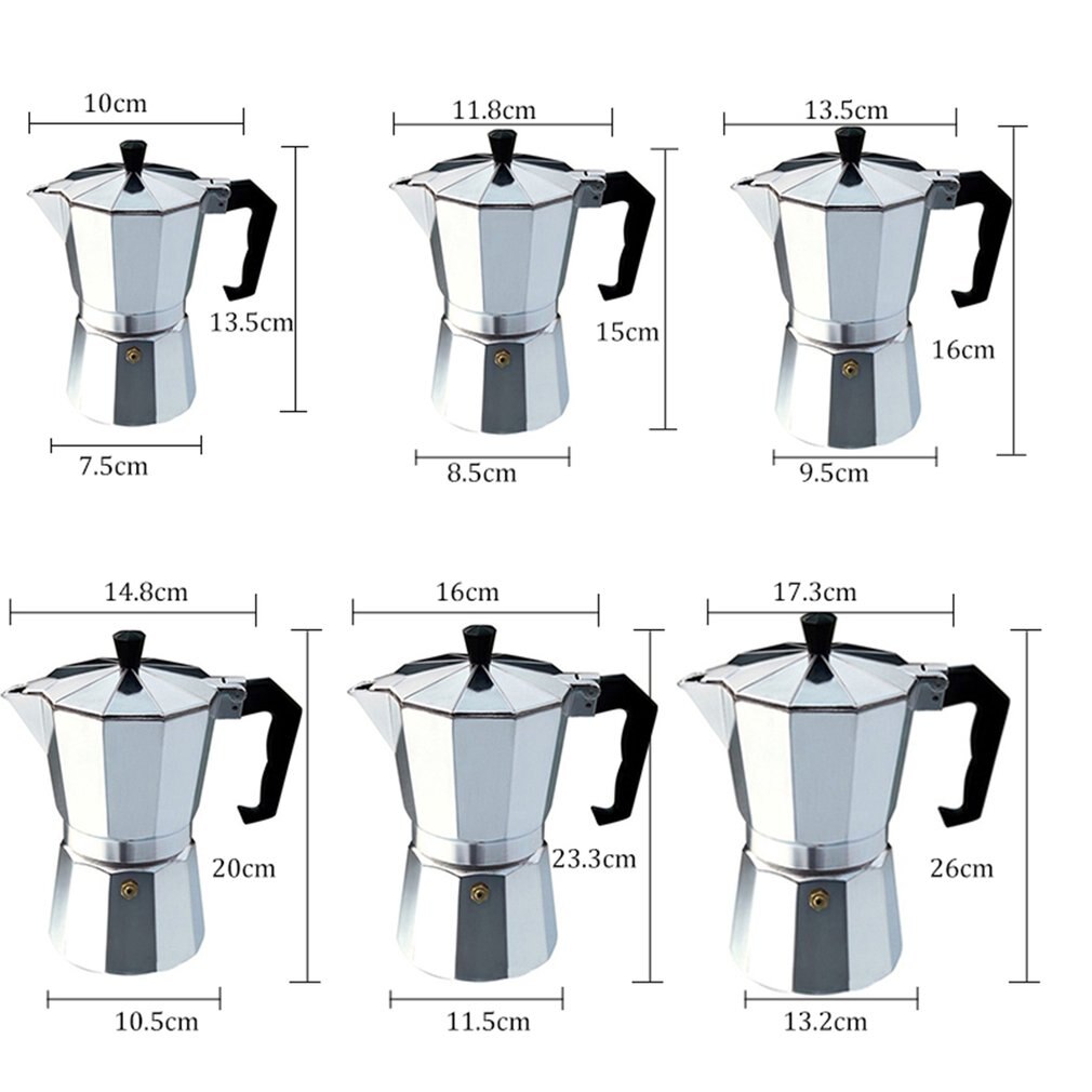 Koffiezetapparaat Aluminium Mokka Espresso Percola... – Vicedeal