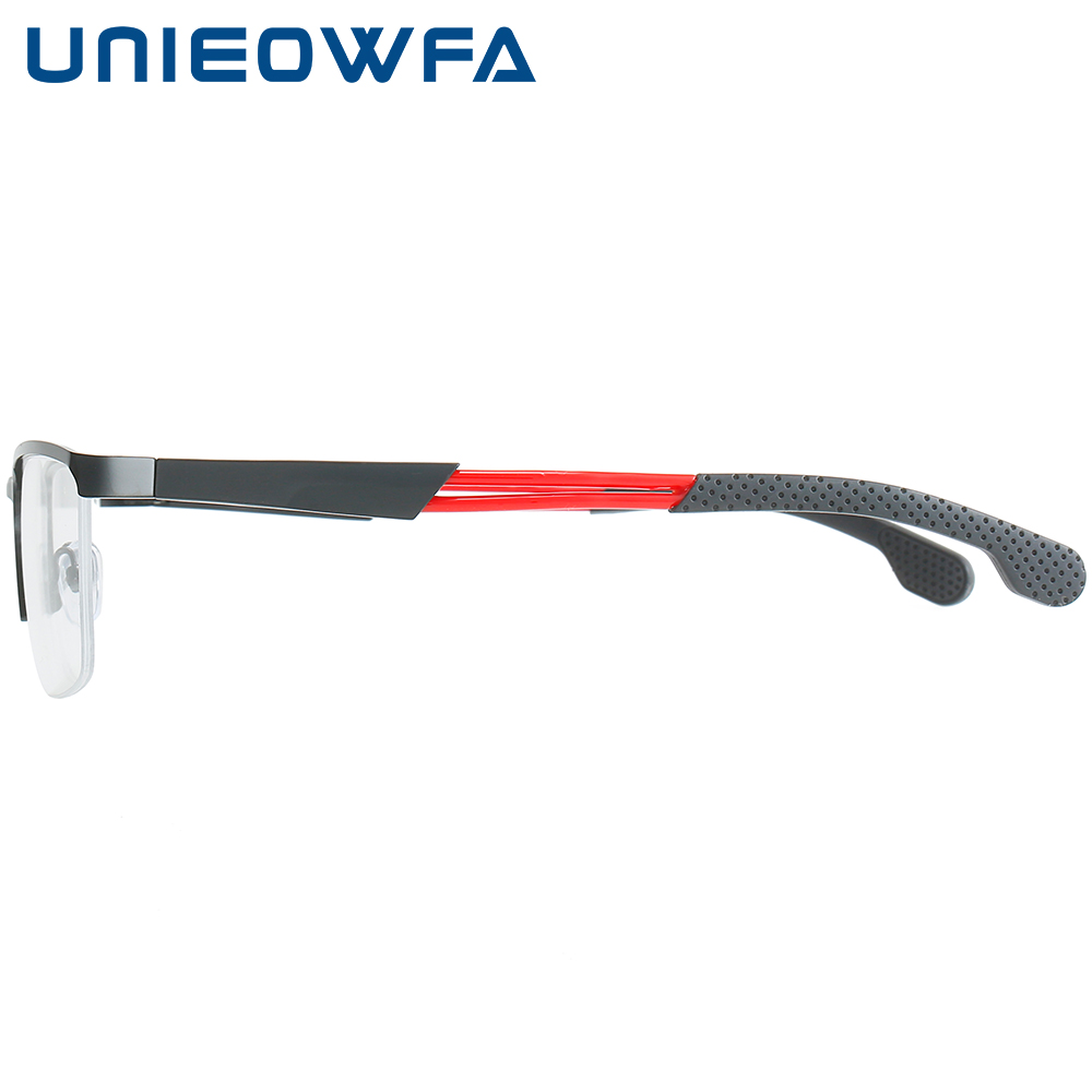 UNIEOWFA Semi-Rimless Sports Prescription Eyeglass... – Grandado