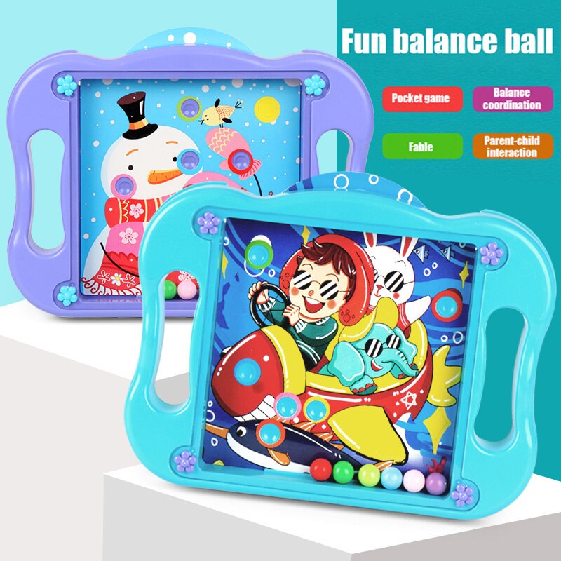 Ball Balance Puzzle Game Labyrinth Board Toys Puzz... – Grandado