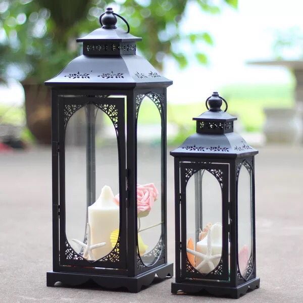 Hand-Held Large-Scale Outdoor Iron Storm Lantern C... – Vicedeal