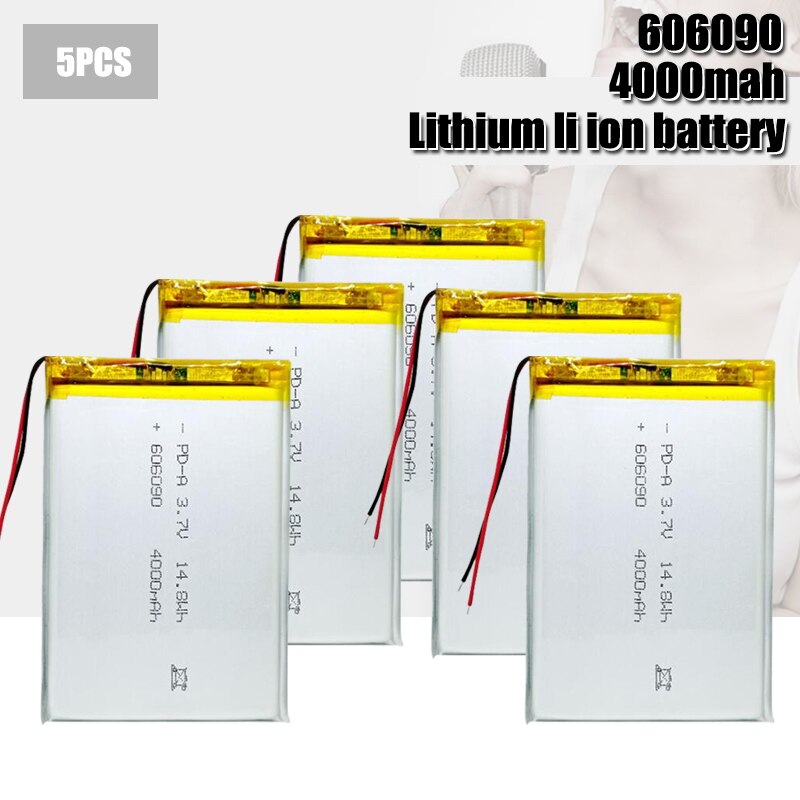 3.7V 4000mAh 606090 Cells Lithium Li-po Battery Li... – Vicedeal