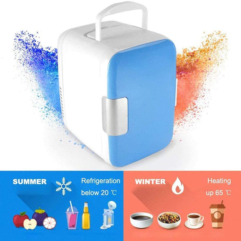 4 Liter Portable Compact Personal Fridge Cools & H... – Grandado