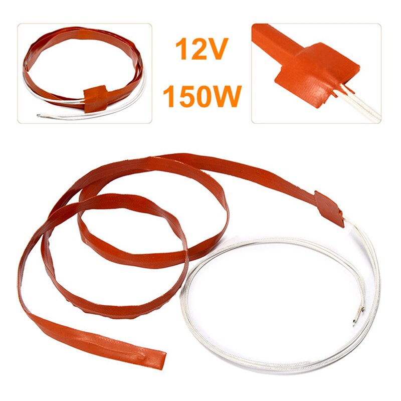 1pc Silicone Heating Strip 150W 12V IP65 Pipeline ... – Grandado