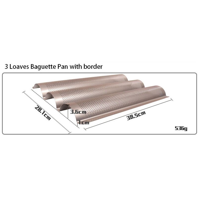 Carbon Steel 2/3/4 grids Gutter Non Stick French B... – Grandado