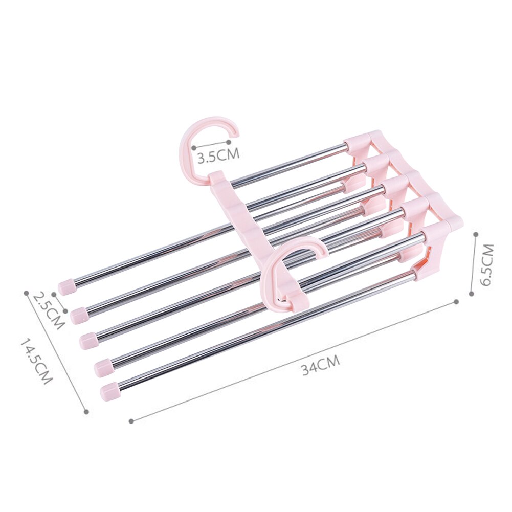 5 in 1 Multi-functional Wardrobe Pant Rack Shelf S... – Grandado