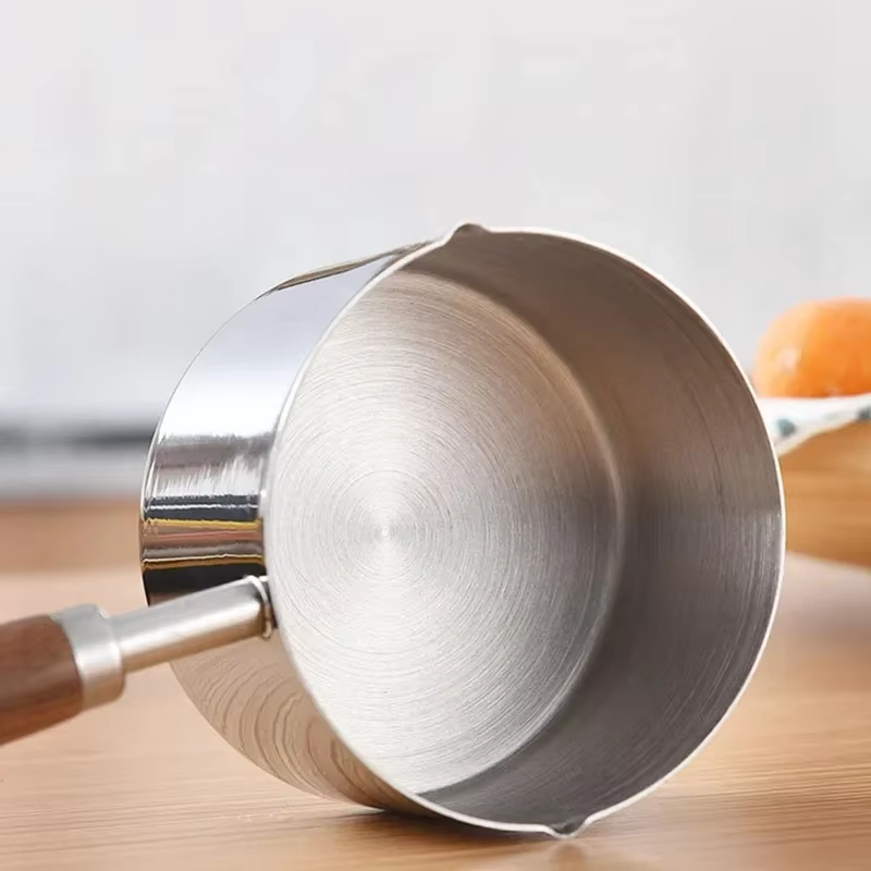 250ml Metal Saucepan Stainless Steel Small Oil Pot... – Grandado