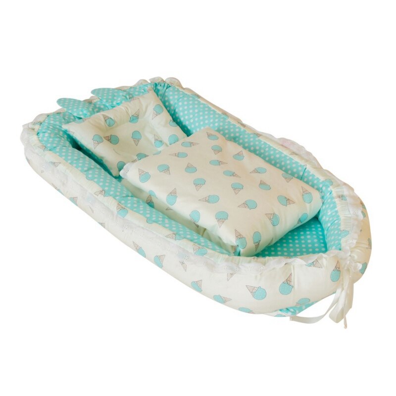 Baby Bassinet Bed Portable Baby Lounger born Crib ... – Grandado