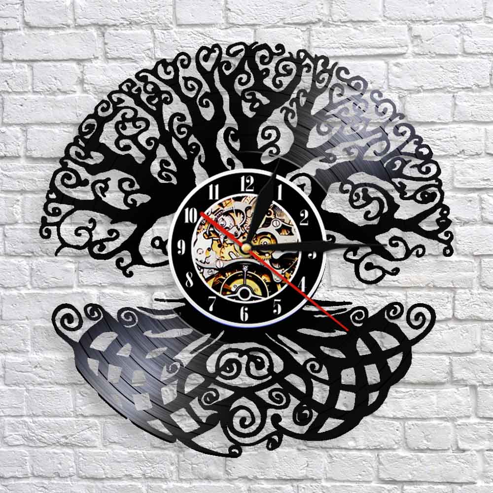 Tree of Life Wall Art Wall Clock Sacred Tree Vinta... – Grandado