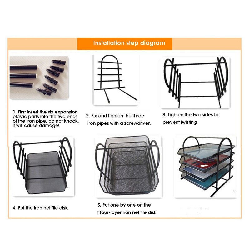 Desktop Bookshelf Office File Shelves Simple Desk ... – Grandado