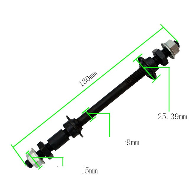 Mountain Bike Hub Shaft Hollow Shaft Bicycle Solid... – Grandado