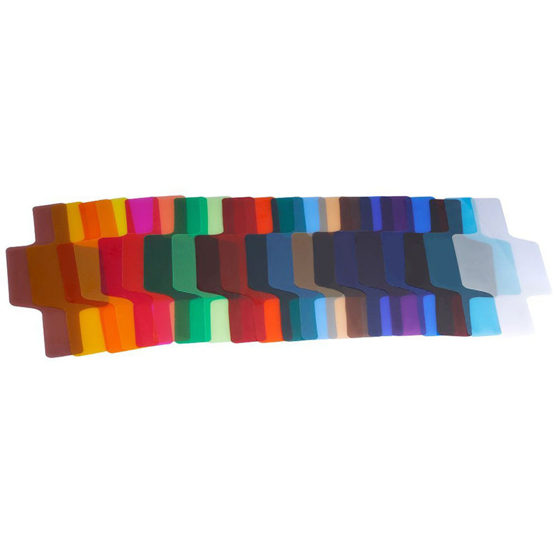 20 colors/pack Flash Speedlite Gels Filters Cards ... – Vicedeal