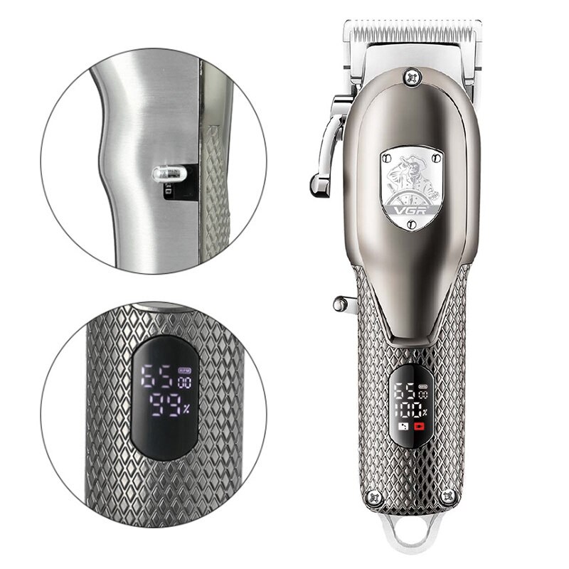 Barber metal hair clipper for men cord/cordless ha... – Grandado
