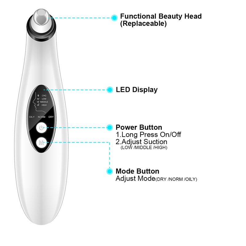 Electric Blackhead Removal Beauty Instrument, Vacu... – Grandado