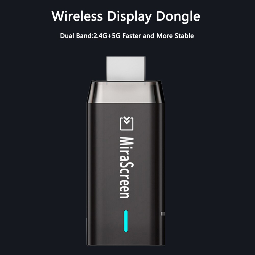 Mirascreen D8 Wifi 2.4G/5G Display Tv Dongle 1080P... – Grandado