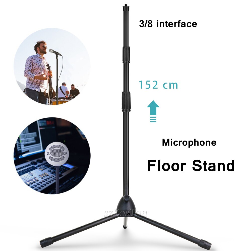 Foldable Metal Microphone Stand Studio Microphone ... – Grandado