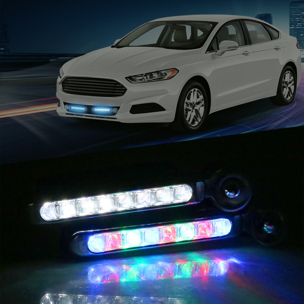 YOSOLO 1 Pair Wind Energy 8 LED Daylight Headlight... – Vicedeal