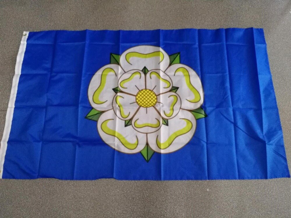 90x150cm Yorkshire Rose Flag – Grandado