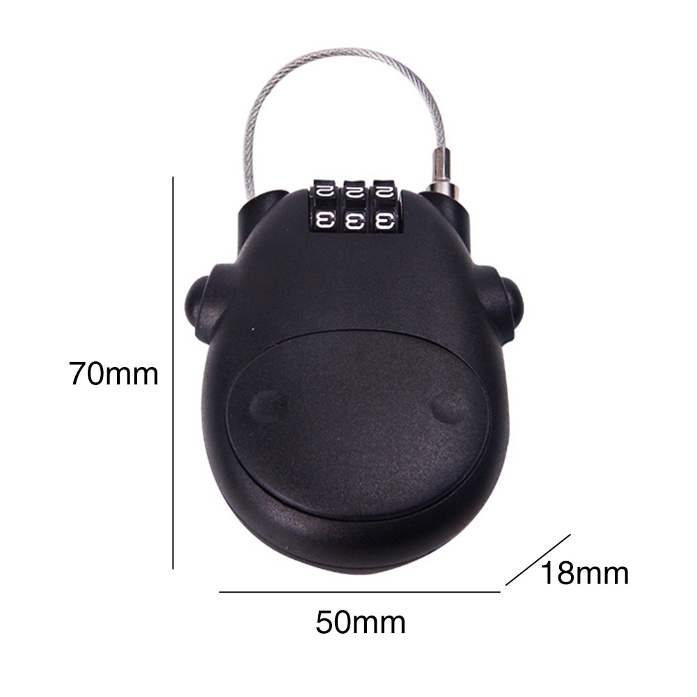 Portable Telescopic Rope Bicycle Travel Bag Passwo... – Grandado